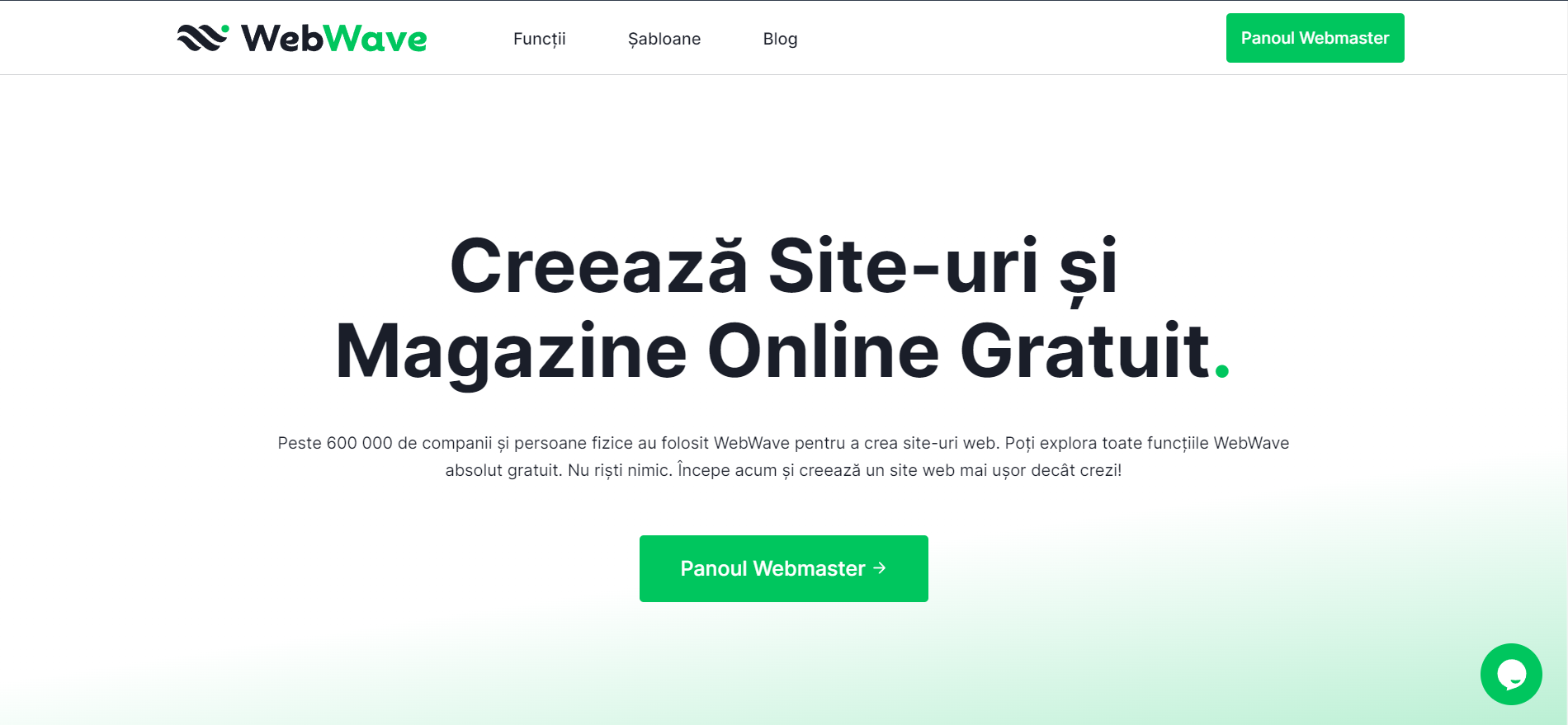 Program pentru creare site web gratuit | WebWave