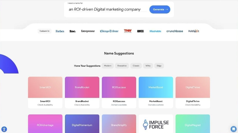 Top 7 AI Business Name Generator în 2024